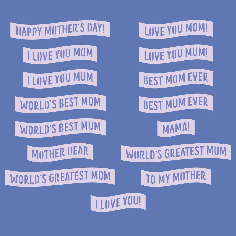 FREEBIE - Mother's Day Phrases Pack SVG – Furrow and Feather SVG