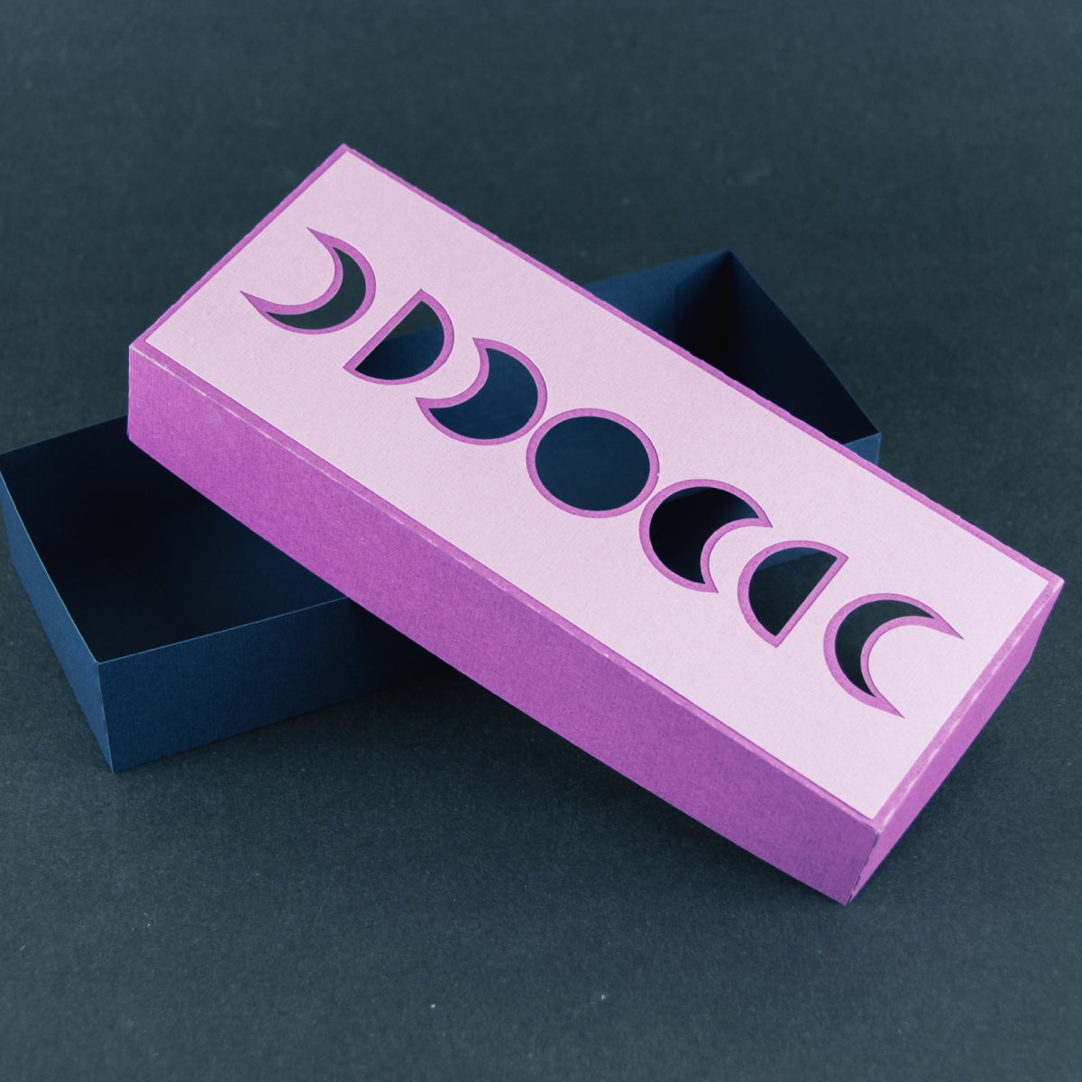 3D Moon Phases Box SVG – Furrow and Feather SVG