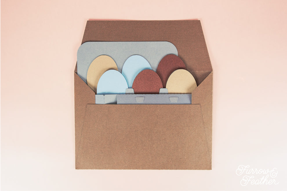 Chicken Egg Carton Card - Backyard Chickens Card SVG – Furrow and ...