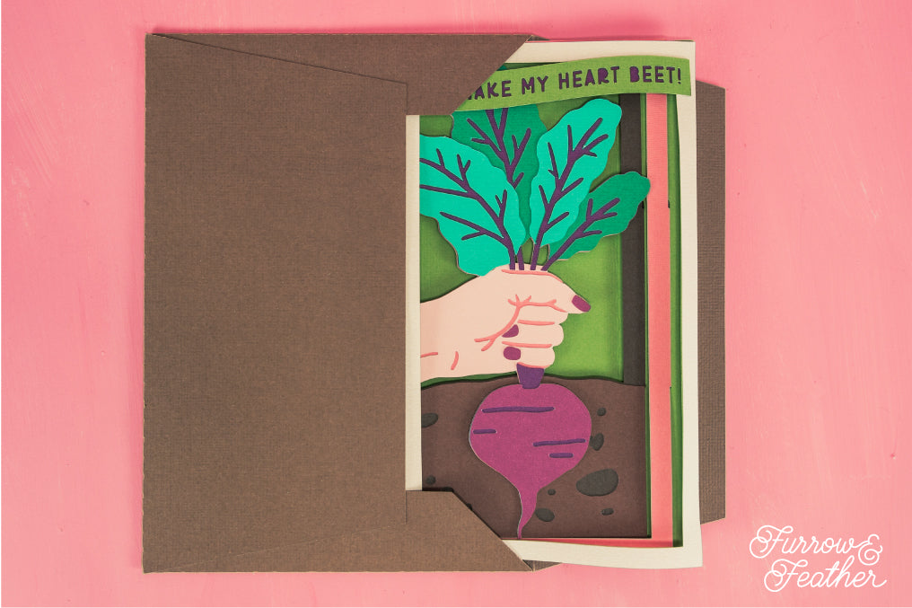 You Make My Heart Beet SVG - Valentine's Day Card SVG – Furrow and ...