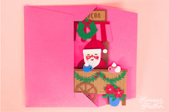 Santa Hot Cocoa Stand - Christmas Card SVG – Furrow and Feather SVG