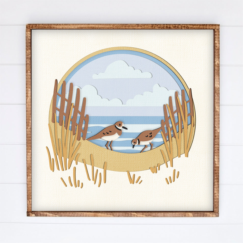 Sand Dune Beach Shadow Box - 3D Summer Shadowbox SVG – Furrow and ...