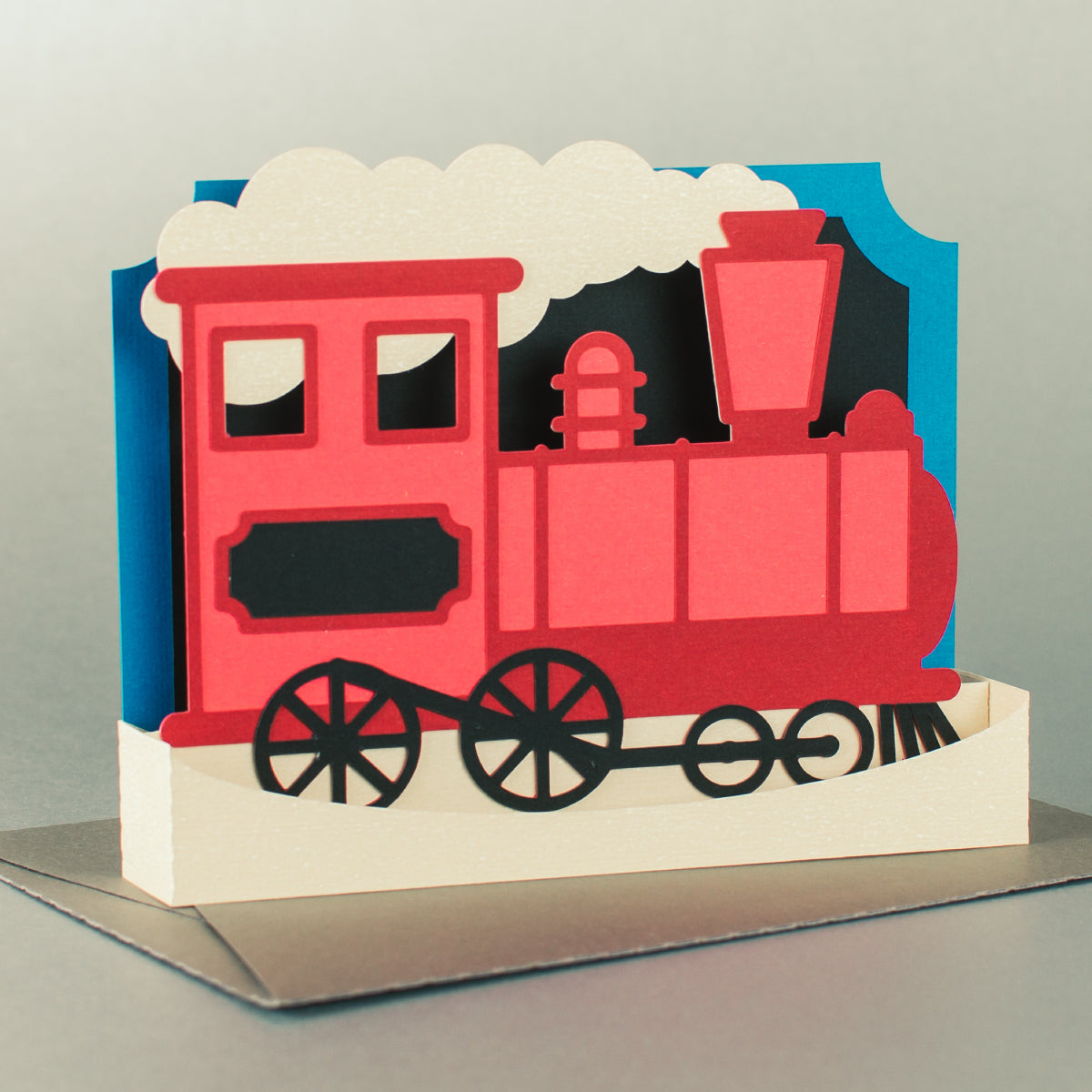 Vintage Train Card SVG – Furrow and Feather SVG